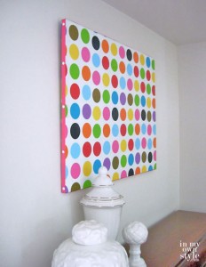 How to Make Inexpensive Tissue Paper Art for Your Walls | In My Own Style