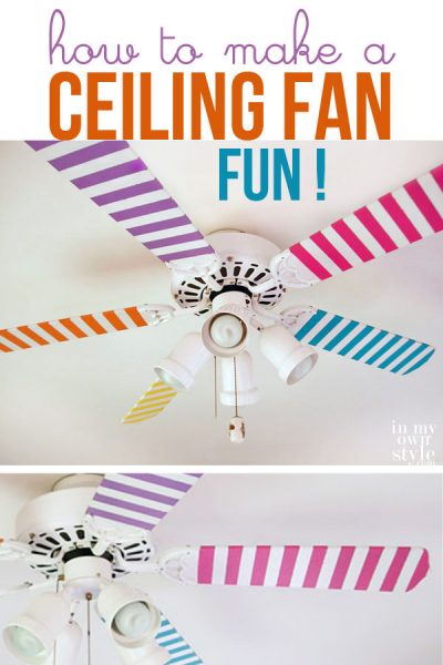 Ceiling Fan Painting - Make it Fun! - In My Own Style