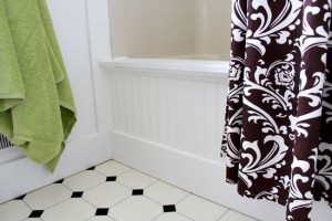 Bathroom Makeover – How to Add Decorative Molding to a Bathtub - In My ...