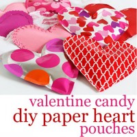 Paper Valentine Candy Filled Hearts To Make - In My Own Style