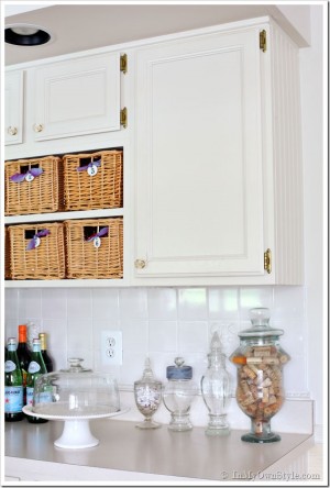 How to Make a Kitchen Message Board for a Cabinet Door - In My Own Style