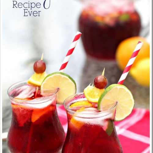 The Best & Easiest Sangria Recipe Ever! | InMyOwnStyle
