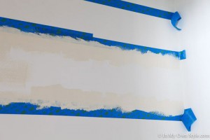 How to Paint Horizontal Stripes to the Walls of Any Room - In My Own Style