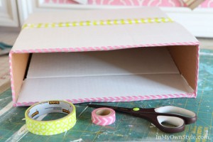 DIY Scrapbook Paper Organizer - In My Own Style