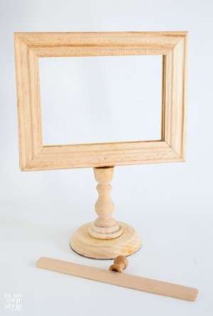 Photo Frame Recipe Holder - In My Own Style