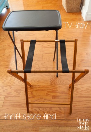 Repurposed Furniture: Acrylic Side Table - In My Own Style