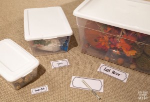 Labels for Storage Bins, Bags and Baskets - In My Own Style