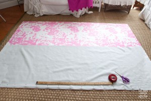 How to Make a Round Tablecloth - In My Own Style