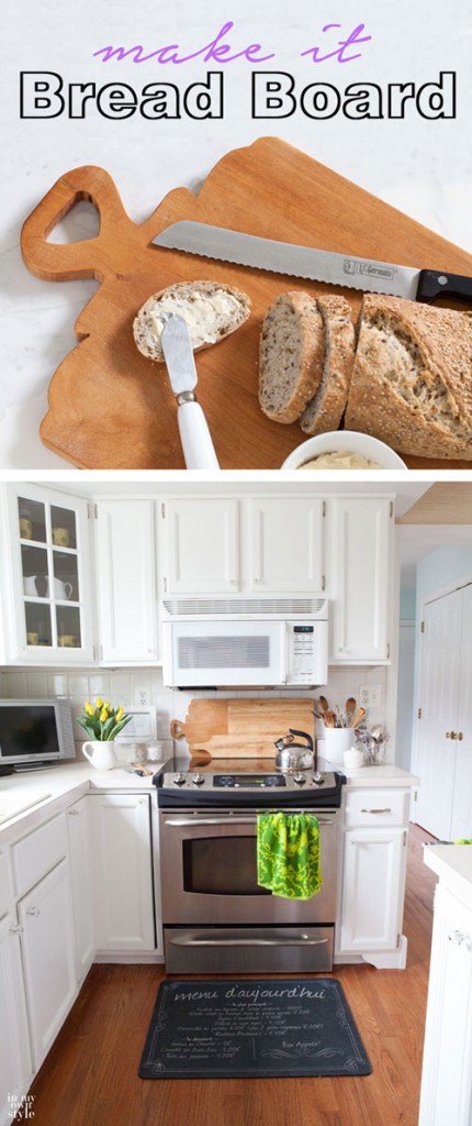 Reclaimed Wood Bread Board - In My Own Style