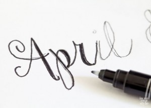 Hand Lettering a Card & Envelope - In My Own Style