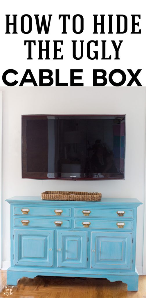 Installing a Swivel TV Mount and Hiding TV Cords + Cable Box - In My ...