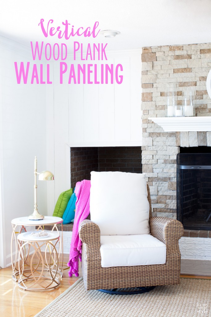 Vertical Plank Wall Paneling - In My Own Style