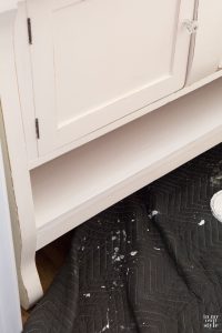 How to Repurpose a Sideboard into a Sink Vanity - In My Own Style