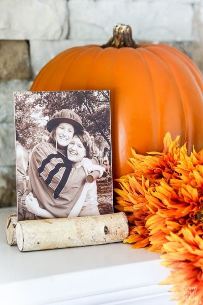 Fall Photo Frame That Can Be Made In Minutes - In My Own Style