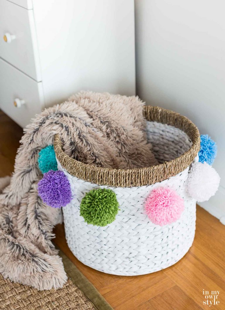 Making It My Own: Pom Pom Basket - In My Own Style