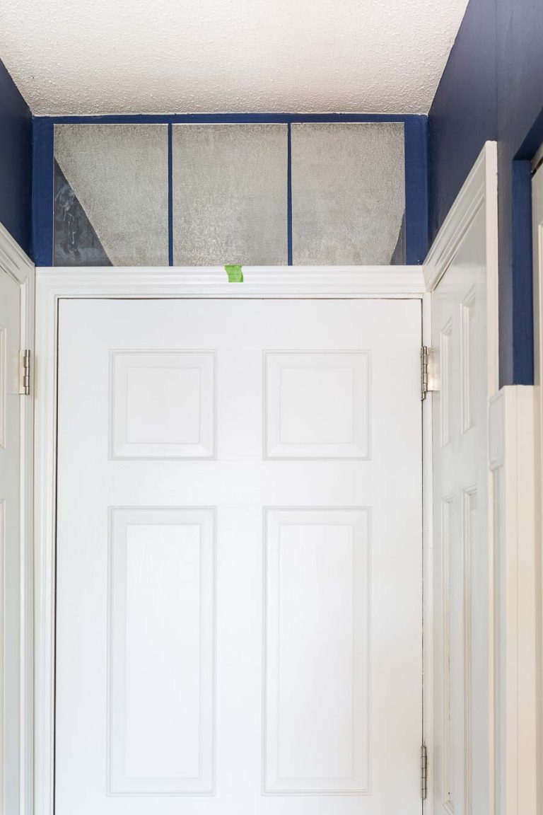 How to Make a Fake Transom Above a Door - In My Own Style