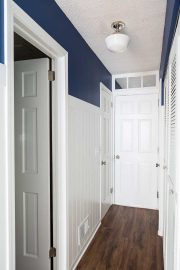 How to Make a Fake Transom Window For A Doorway | InMyOwnStyle