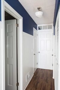 How to Make a Fake Transom Window For A Doorway | InMyOwnStyle