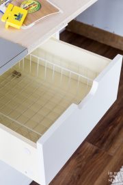 Craft Room Work Table Using File Cabinets - In My Own Style