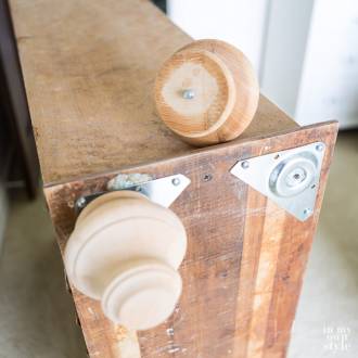 How to Add Bun Feet to Furniture - In My Own Style