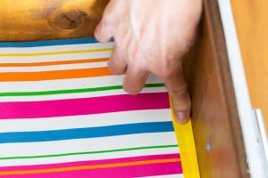 How to Make Pretty Drawer Liners for Kitchen Drawers - In My Own Style