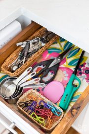 "The Easy Trick" on How to Line a Drawer - In My Own Style