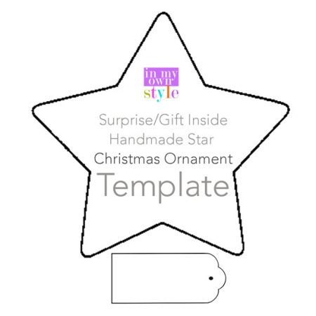 Handmade Christmas Star Ornament With Surprise Inside - In My Own Style