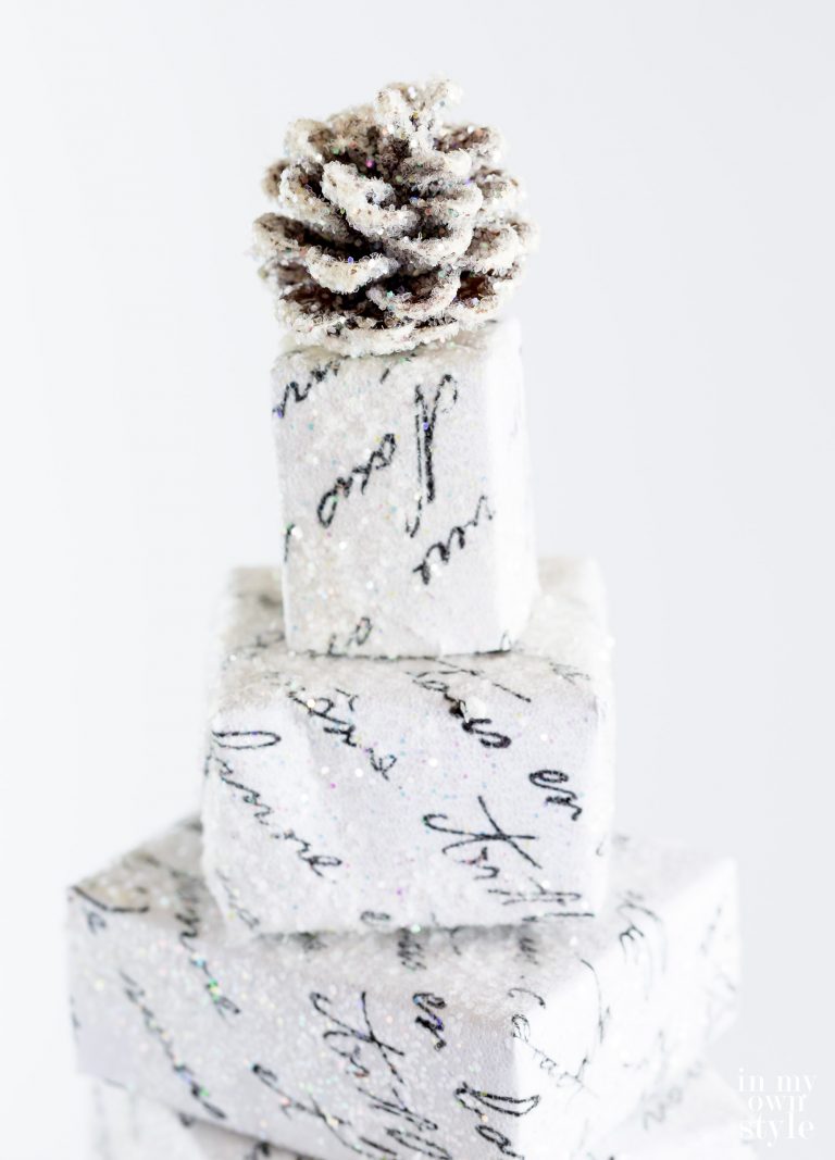 Stacked Box Christmas Tree for a Table or Mantel - In My Own Style