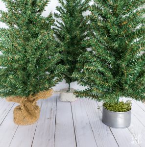 Mini Christmas Tree Base Styling Hack - In My Own Style