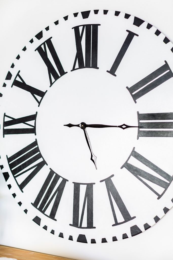 Making a Fixer Upper Oversized Farmhouse Wall Clock - In My Own Style