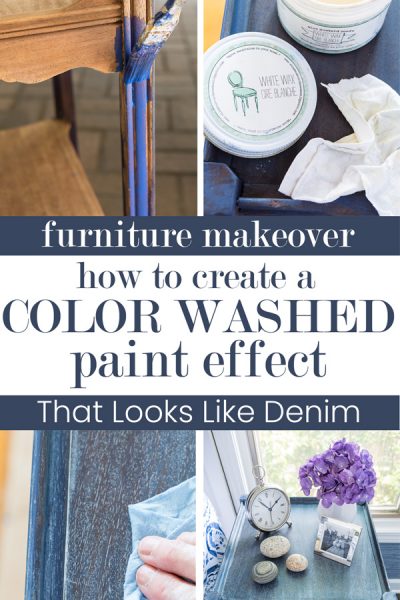 Painting Furniture To Look Like Denim - In My Own Style