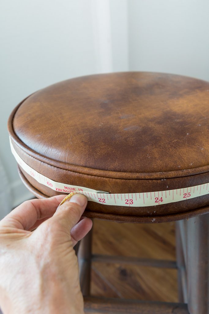 How to Make New Cushion Covers for Wood Bar Stools - In My Own Style