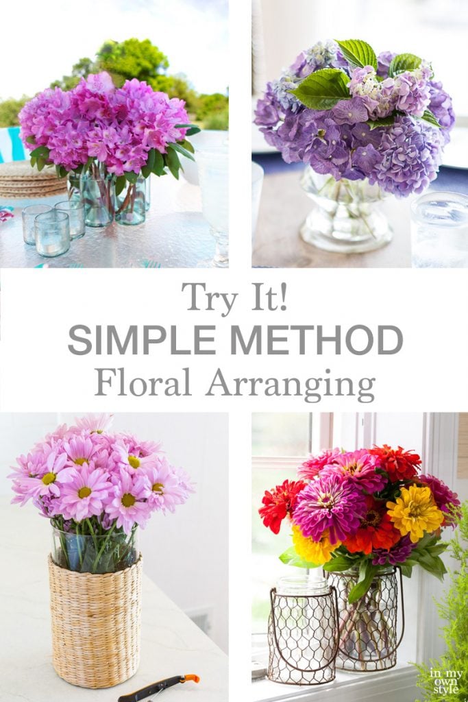 How to Arrange Flowers Using the "Simple Method" - In My Own Style