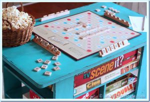 How to Turn a Coffee Table into a Rolling Game Table - In My Own Style