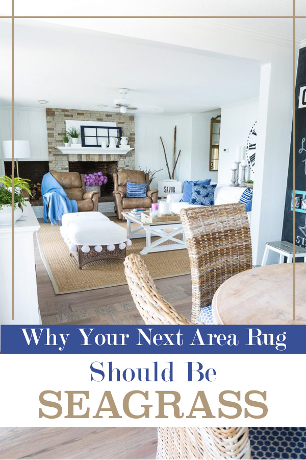 How to Paint a Seagrass Area Rug - In My Own Style