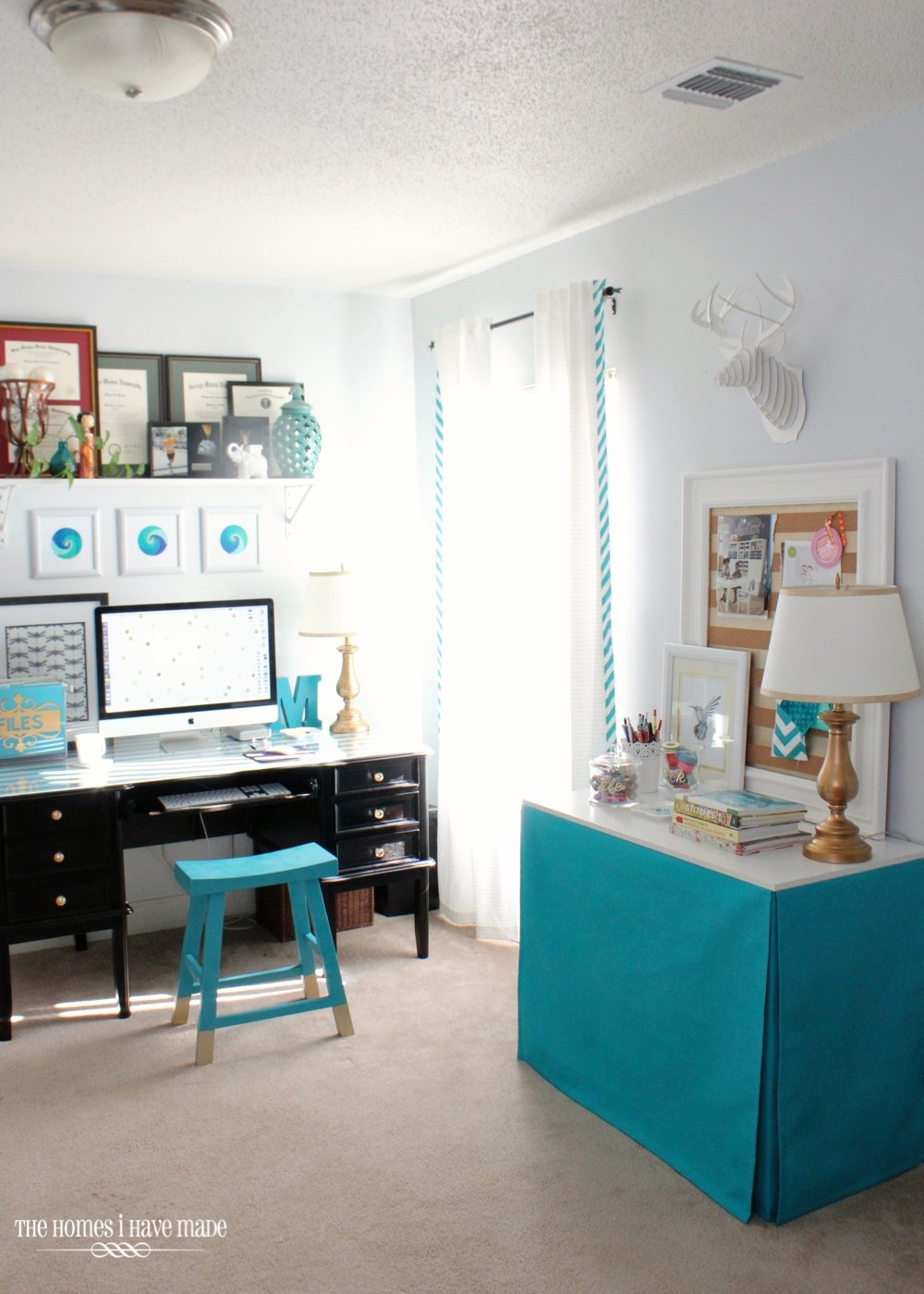 Adding a Skirted Table When Decorating a Room - In My Own Style