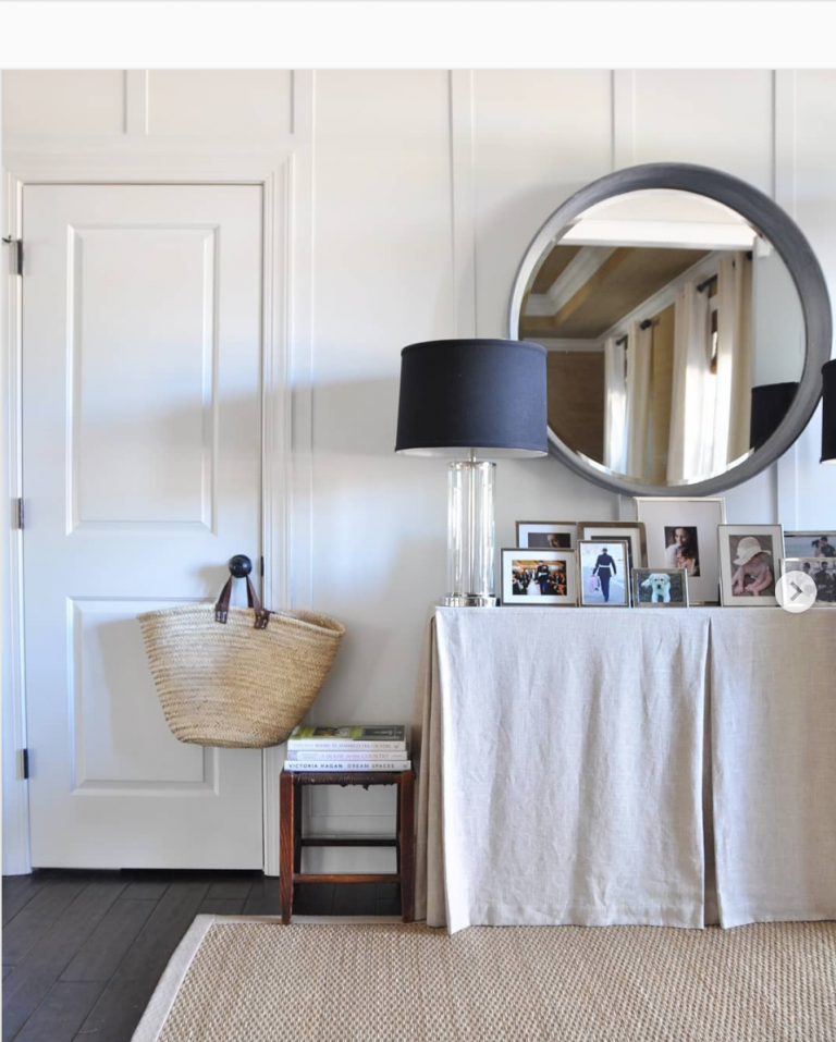 Adding a Skirted Table When Decorating a Room - In My Own Style