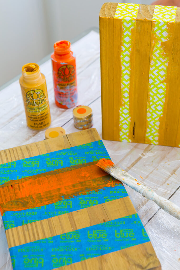 Make a Fall Inspired Simple Wood Block Photo Frame - In My Own Style
