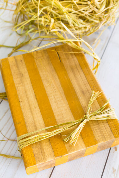 Make a Fall Inspired Simple Wood Block Photo Frame - In My Own Style