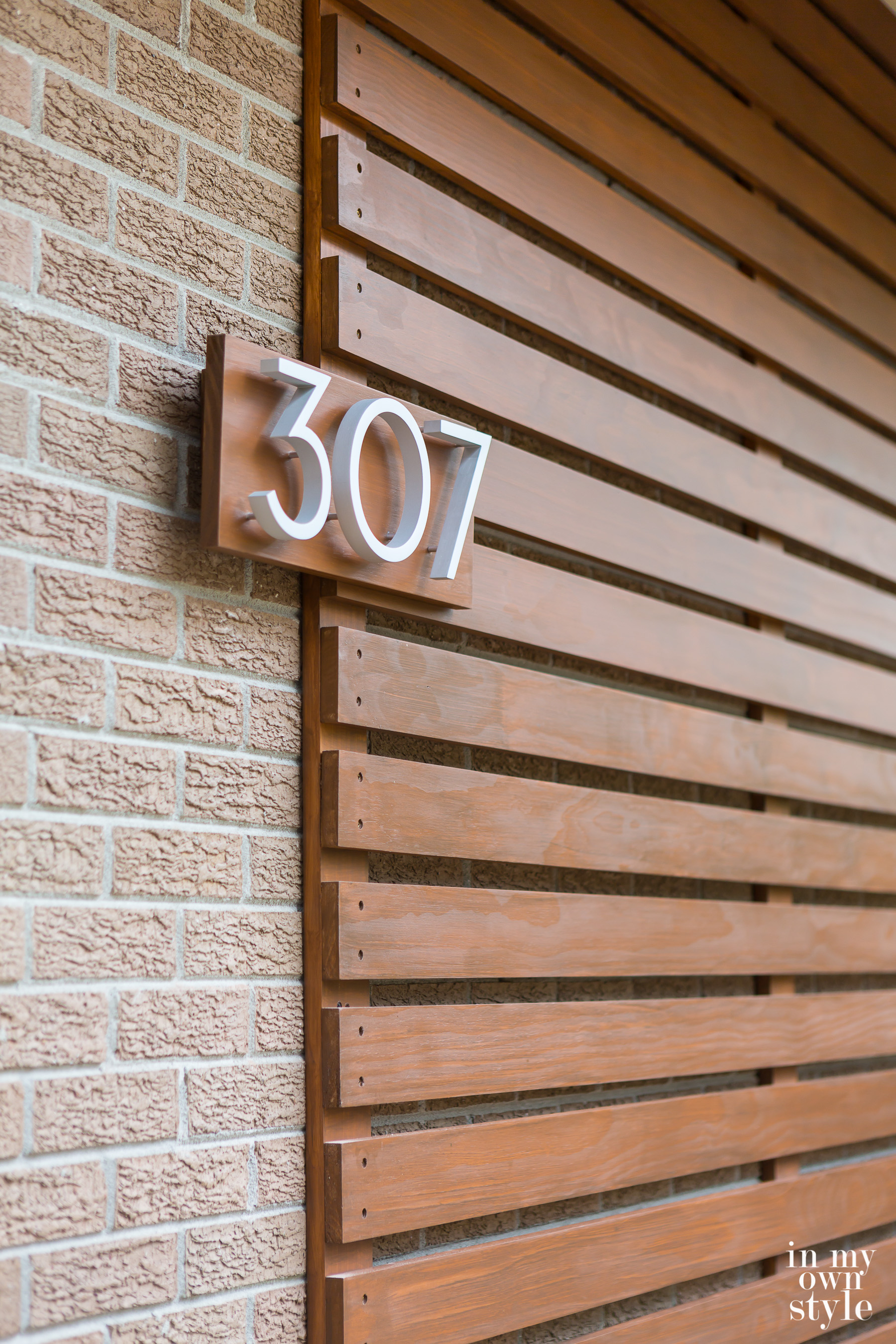 How to Attach Floating Modern House Numbers To A Home's Exterior - In ...