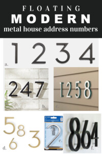 How to Attach Floating Modern House Numbers To A Home's Exterior - In ...