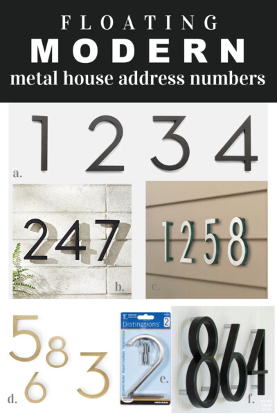How to Attach Floating Modern House Numbers To A Home's Exterior - In ...