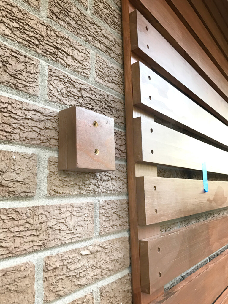 How to Attach Floating Modern House Numbers To A Home's Exterior - In ...