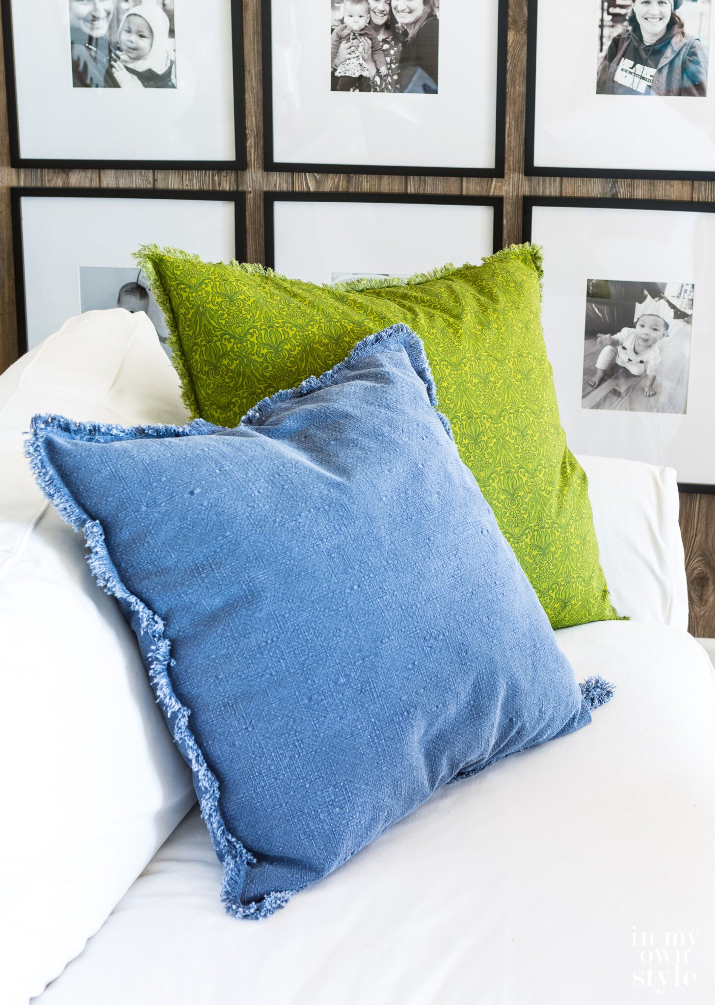 How to Make Fringe for a Pillow - In My Own Style