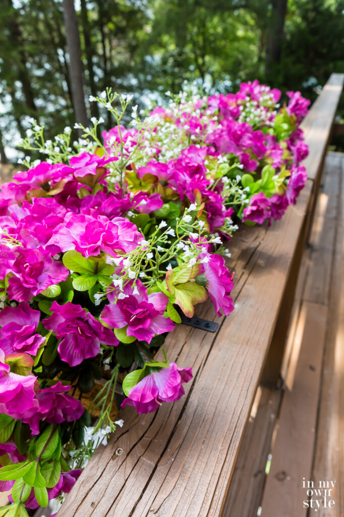 Lakeside Flower Box Deck Railing Planters - In My Own Style