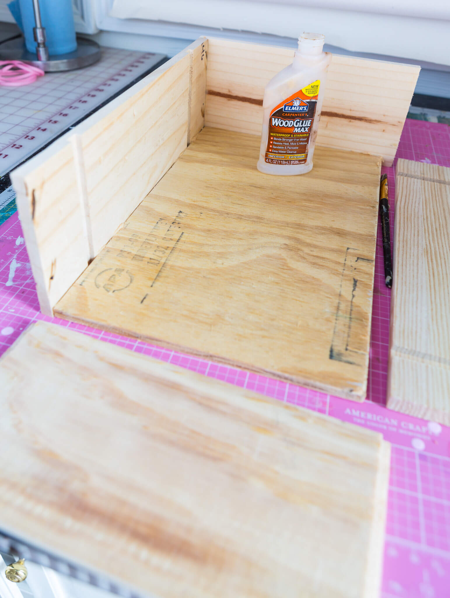 DIY Recipe Box Using a Wine Crate - In My Own Style