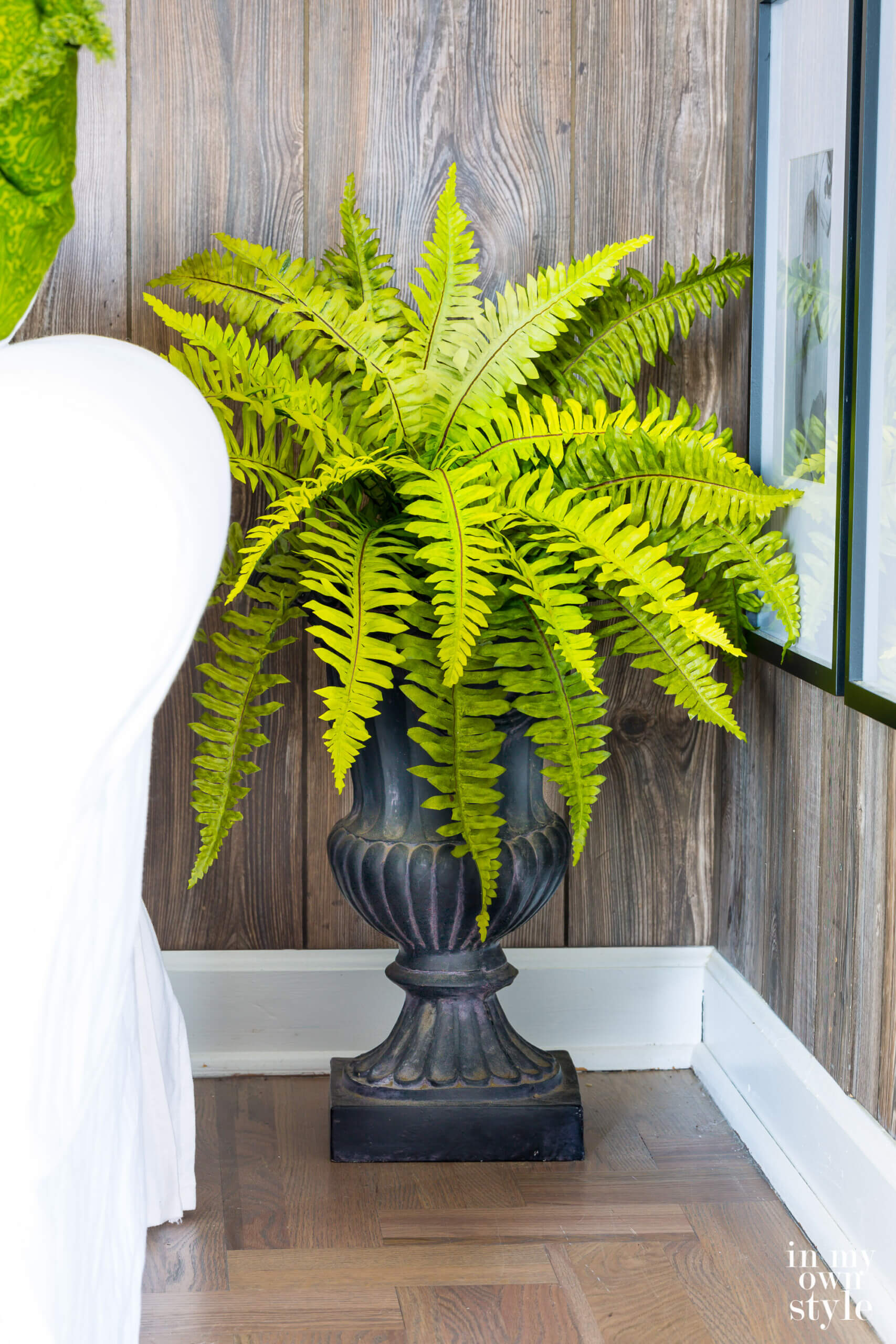 How to Repurpose an Urn into a Side Table - In My Own Style