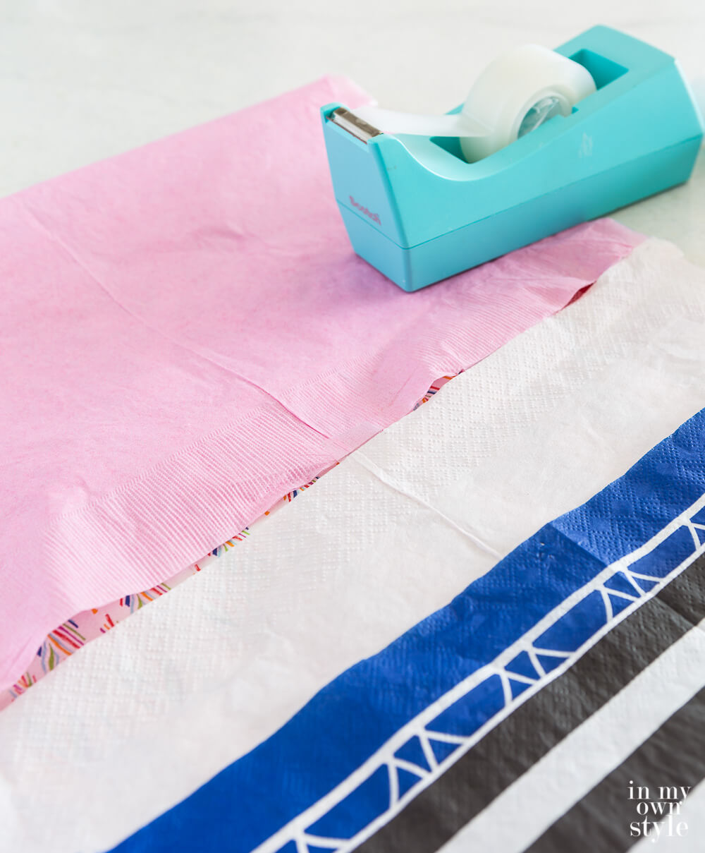 Decorate Using Paper Napkins - In My Own Style