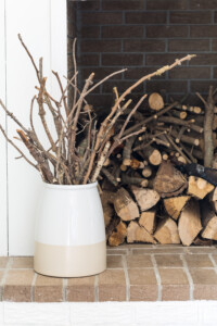 Fall Living Room Decorating with Natural Elements - In My Own Style