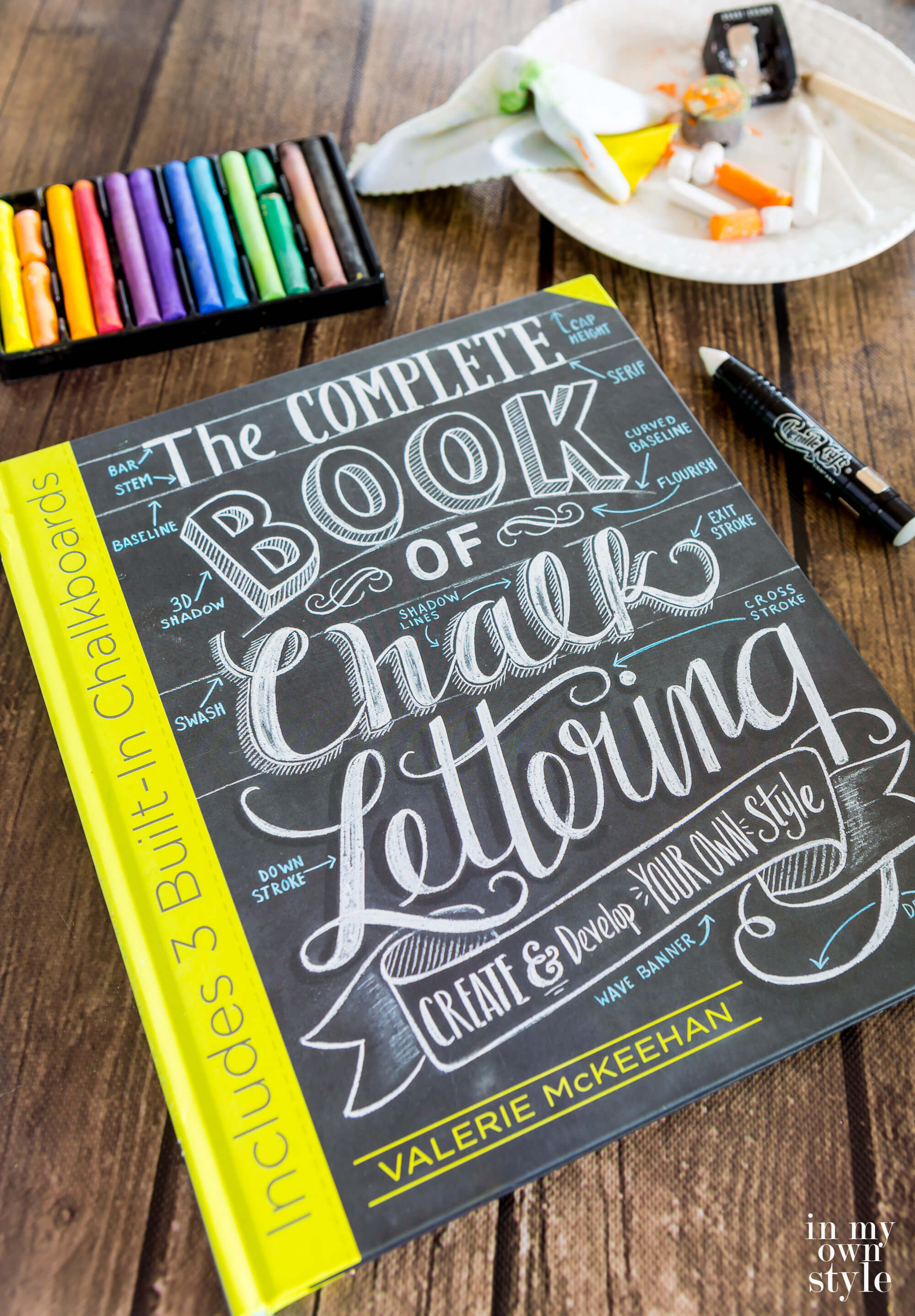 How to Draw a Fall Pumpkin Sign on a Chalkboard - In My Own Style